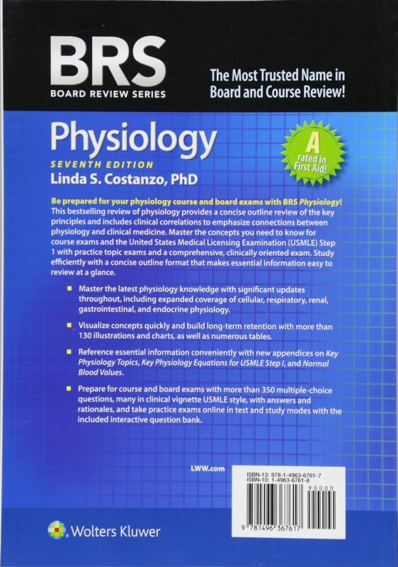 BRS Physiology 7th Edition - Best Book For FCPS-1 Prep — Get A Book
