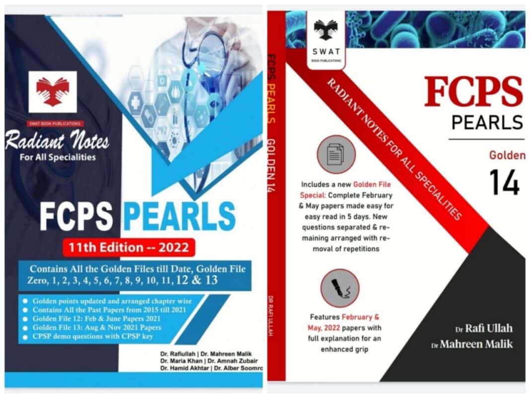 Rafiullah FCPS Pearls 11th Edition + Golden File 14 | 2 Books — Get A Book