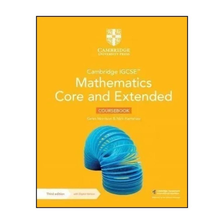 Cambridge IGCSE Mathematics Core And Extended Coursebook 3rd Edition ...